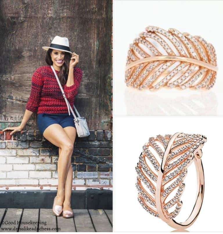 Pandora 'Feather' Ring-Meghan Markle-Dress Like a Duchess - Dress Like ...