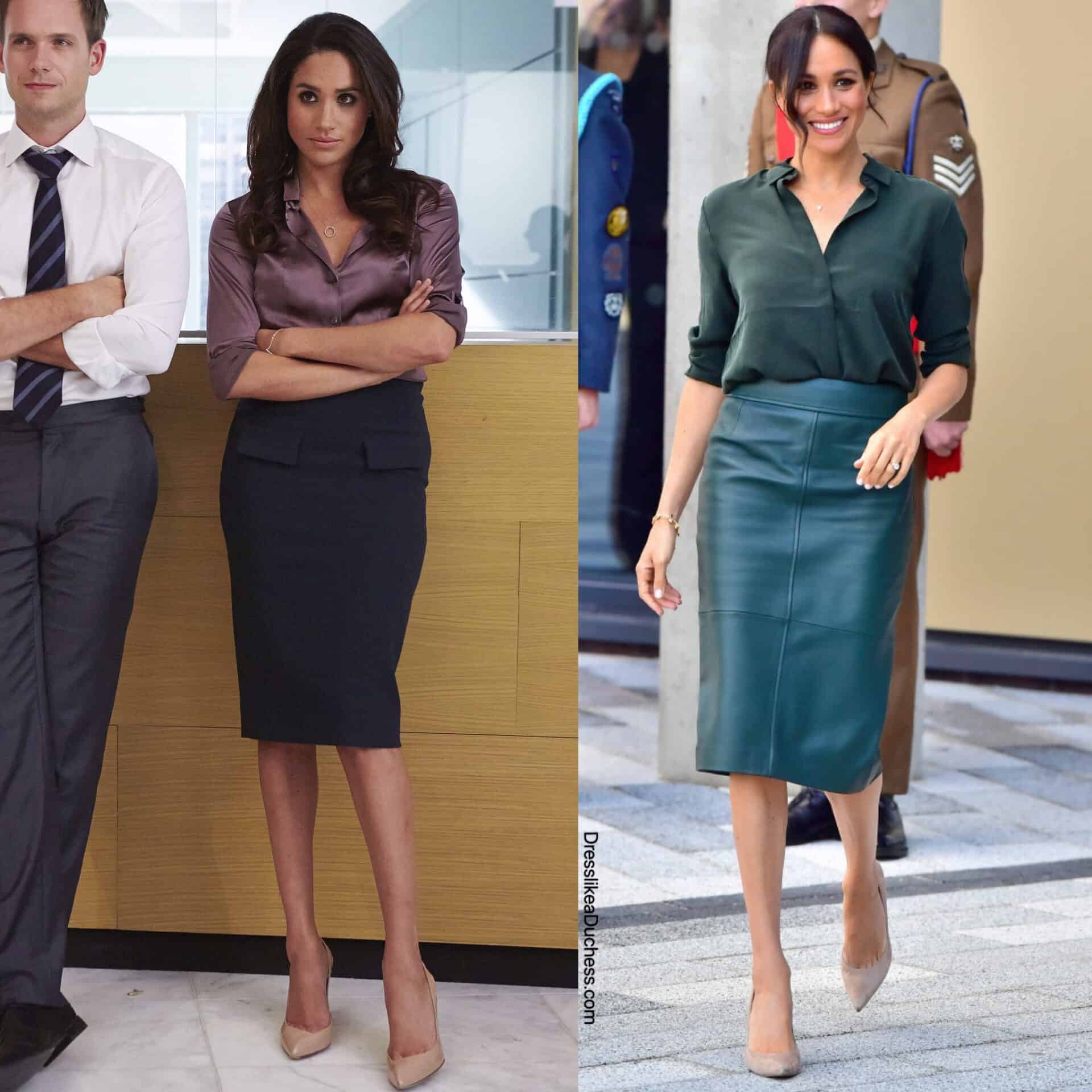 12 Times Meghan Markle Borrowed Style Inspo from her Suits Closet for ...