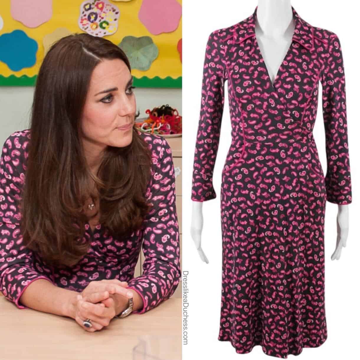 Kate Middleton's Best Wrap Dress Fashion Moments - Dress Like A Duchess