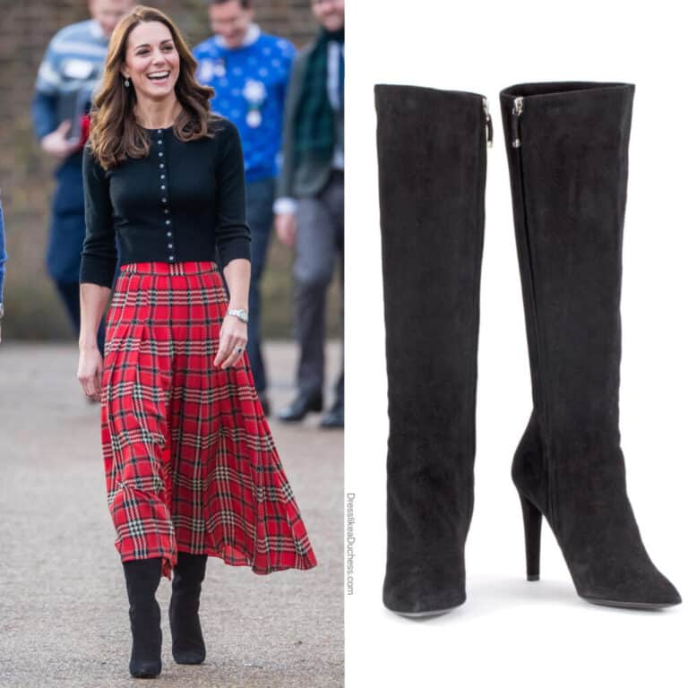 Kate Middleton's 15 Pairs of Stylish Knee High Boots - Dress Like A Duchess