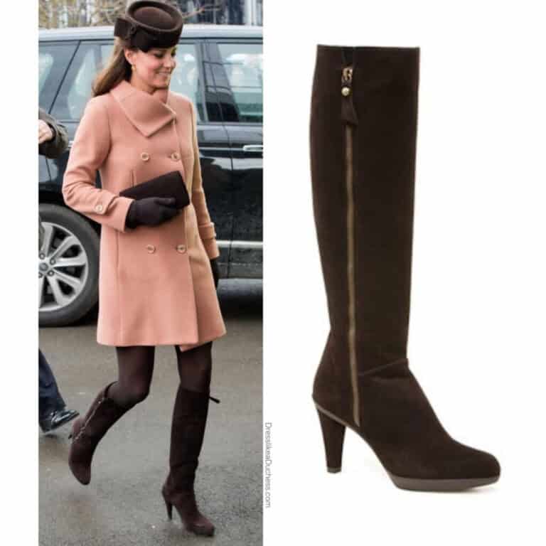 Kate Middleton's 15 Pairs of Stylish Knee High Boots - Dress Like A Duchess