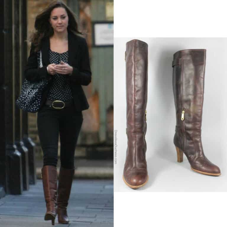 Kate Middleton's 15 Pairs of Stylish Knee High Boots - Dress Like A Duchess