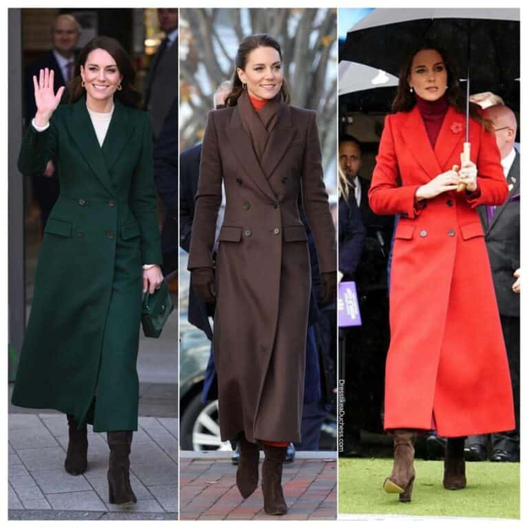 7 Coats Princess Kate Middleton Owns in Multiple Colors - Dress Like A ...