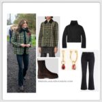Kate Middleton in Burberry Quilted Jacket for Scotland Visit - Dress ...