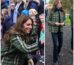 Kate Middleton in Burberry Quilted Jacket for Scotland Visit - Dress ...