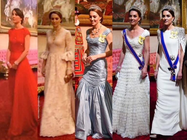5 of Kate Middleton's Best State Banquet Style Moments - Dress Like A ...