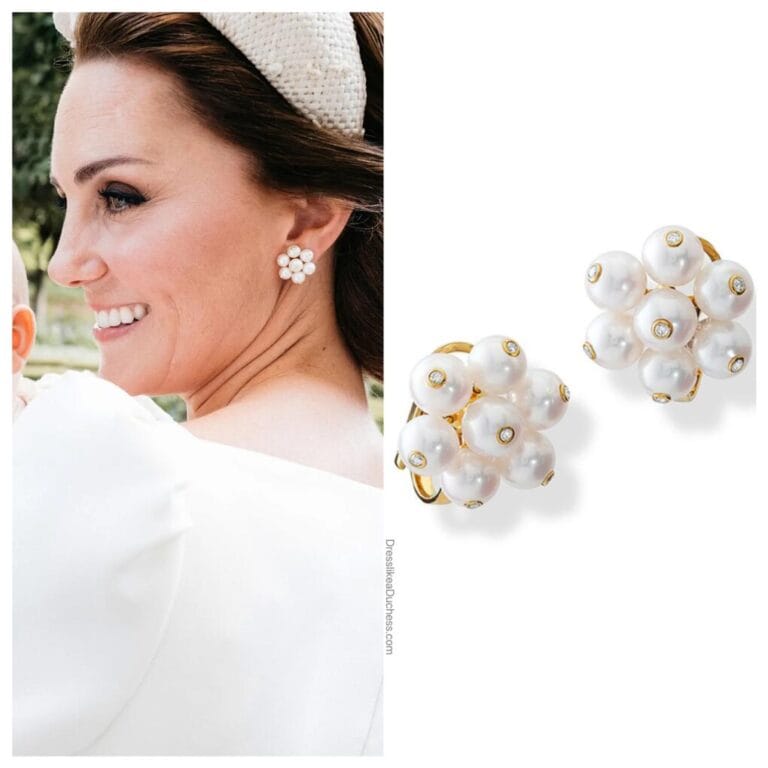 21 Pairs of Kate Middleton's Favorite Pearl Earrings - Dress Like A Duchess
