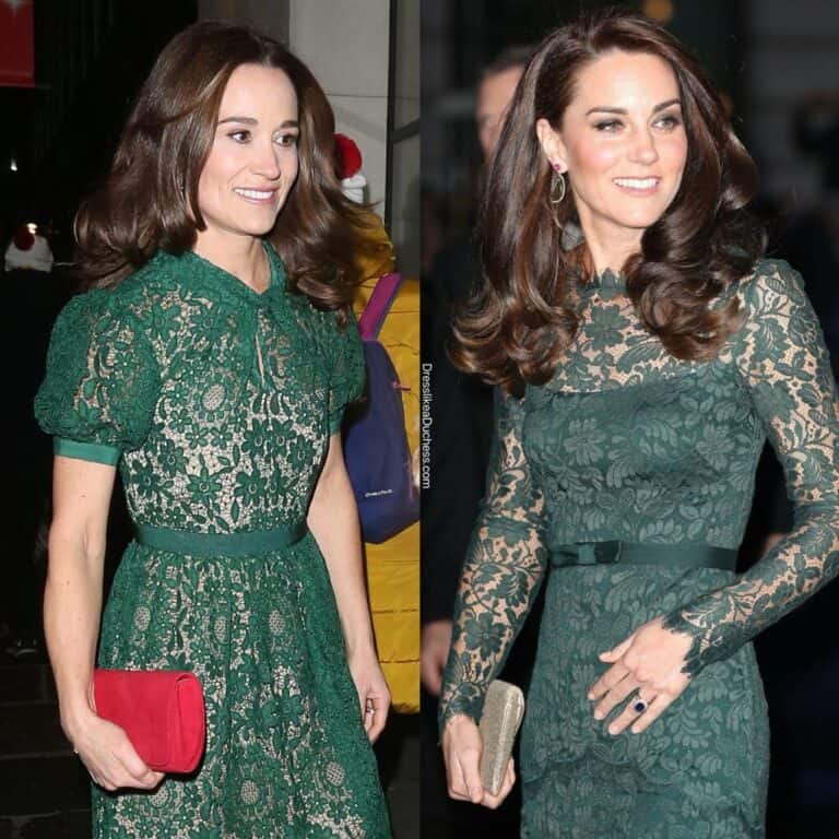 Kate Middleton Wears New Ralph Lauren Cream Dress in Leicester - Dress ...
