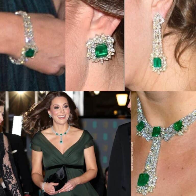 11 of Kate Middleton's Matching Necklace and Earring Sets - Dress Like ...