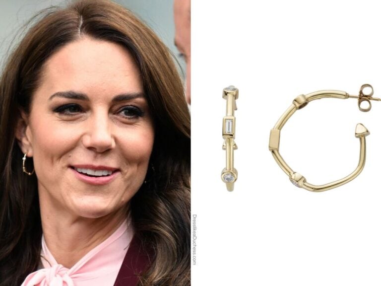 16 of Kate Middleton's Favorite Hoop Earrings - Dress Like A Duchess