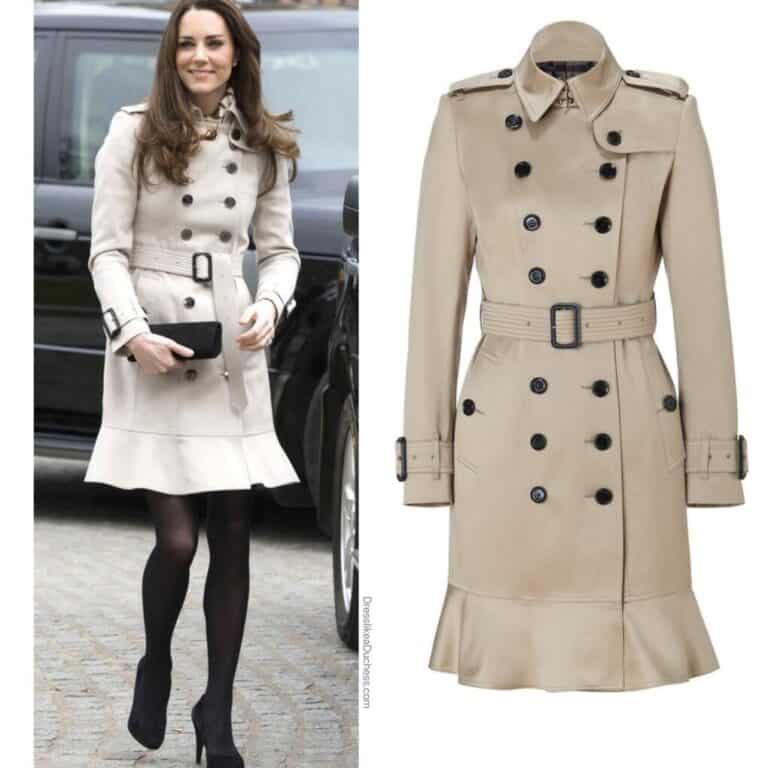 9 of Kate Middleton's Favorite Trench Coats - Dress Like A Duchess
