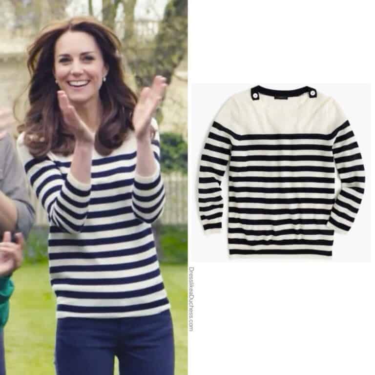 11 of Kate Middleton's Best Striped Shirt Moments - Dress Like A Duchess