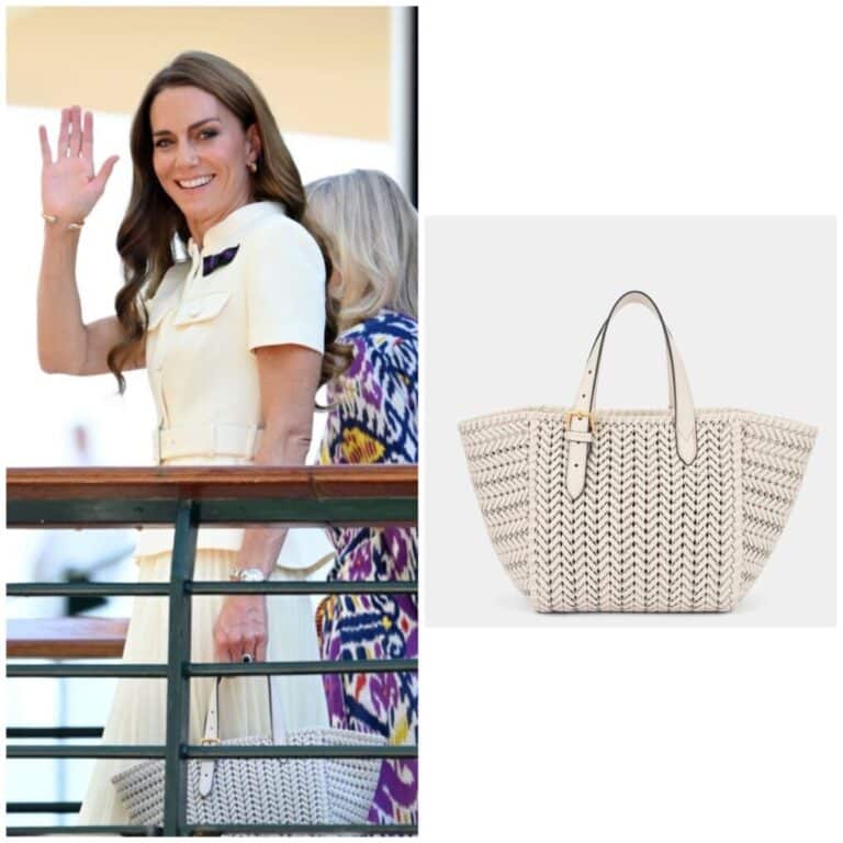 Kate Middleton Wears Cream Self-Portrait Dress for Wimbledon - Dress ...