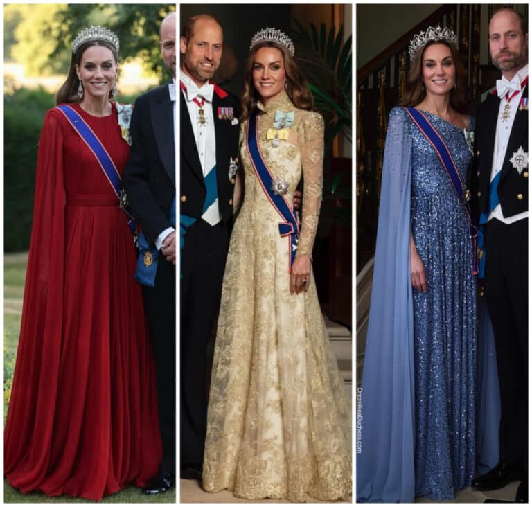 Kate Middleton Shines in Sequin Jenny Packham for German State Banquet ...