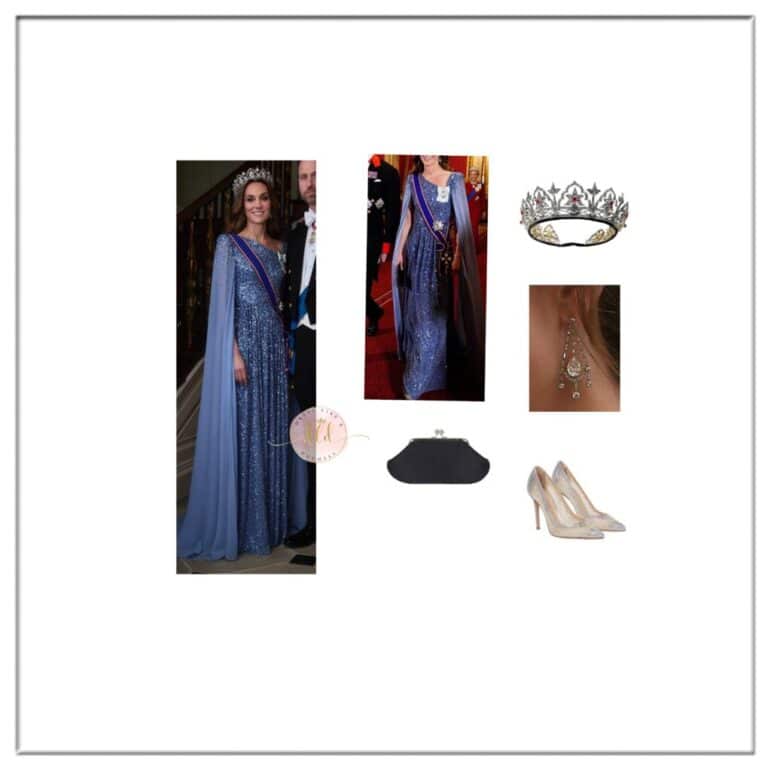 Kate Middleton Shines in Sequin Jenny Packham for German State Banquet ...